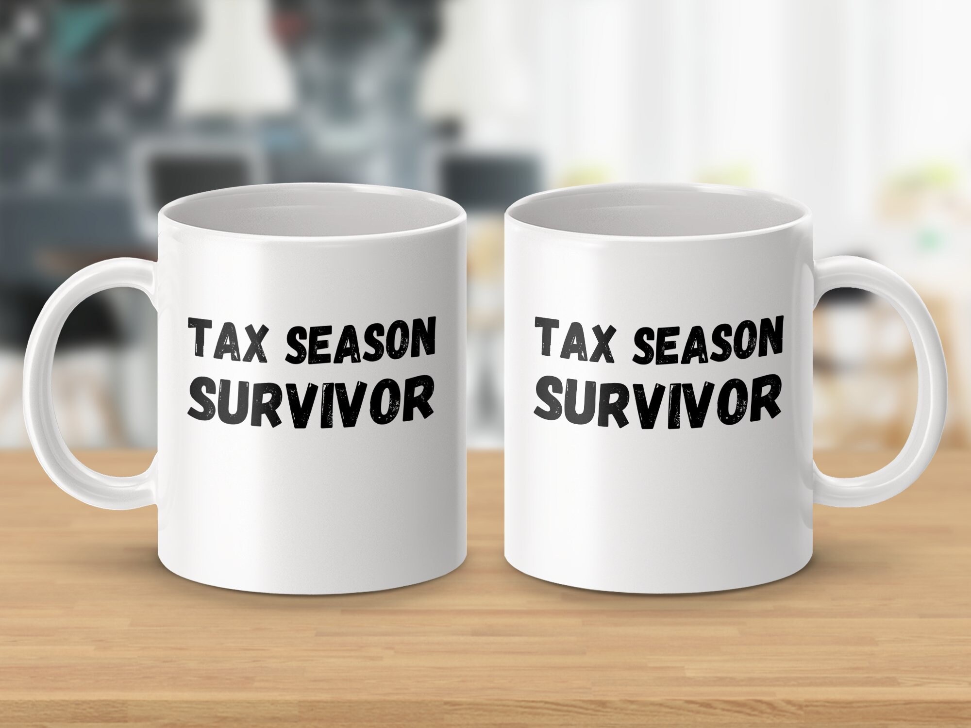 Tax Season Survivor CPA Humor Mug, Funny Accounting Joke Coffee Cup ...