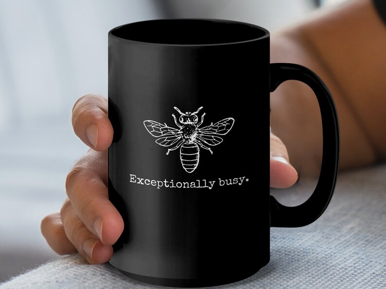 Bee Keeper's Humor Mug, Funny Beekeeping Graphic, Unique Gift for Busy ...