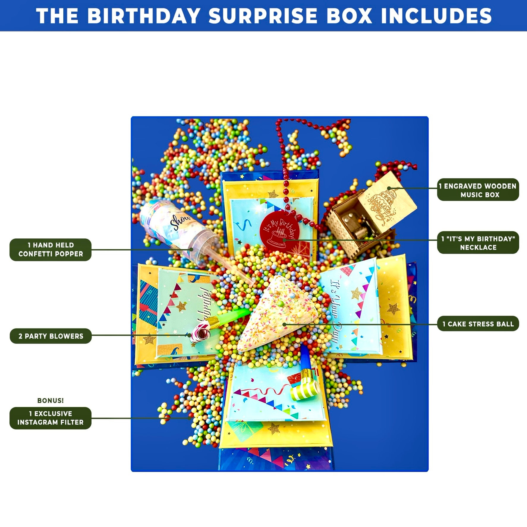 Birthday Surprise Explosion Box - Etsy