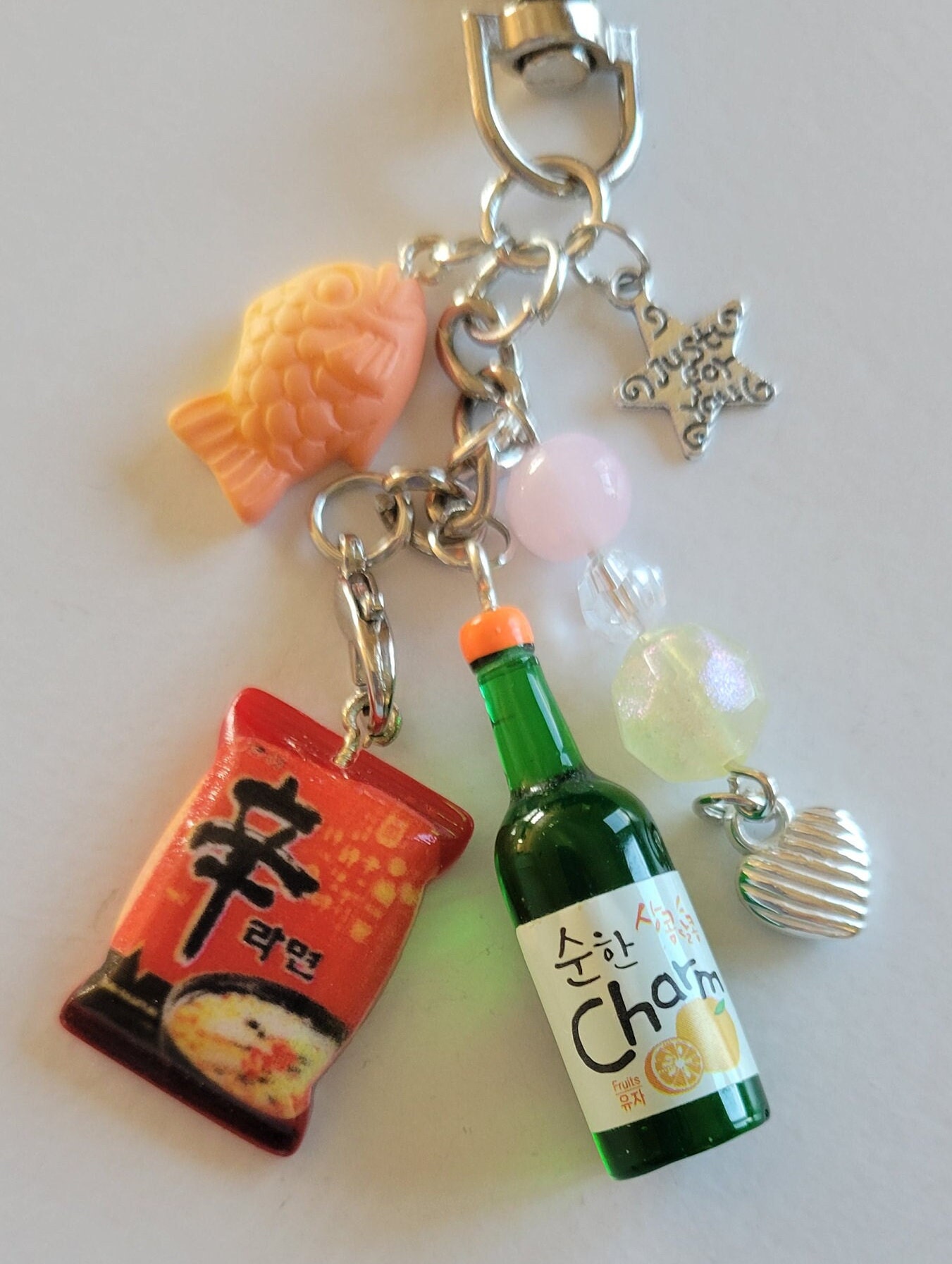 KOREAN SOJU,SNACK Keychain - Etsy