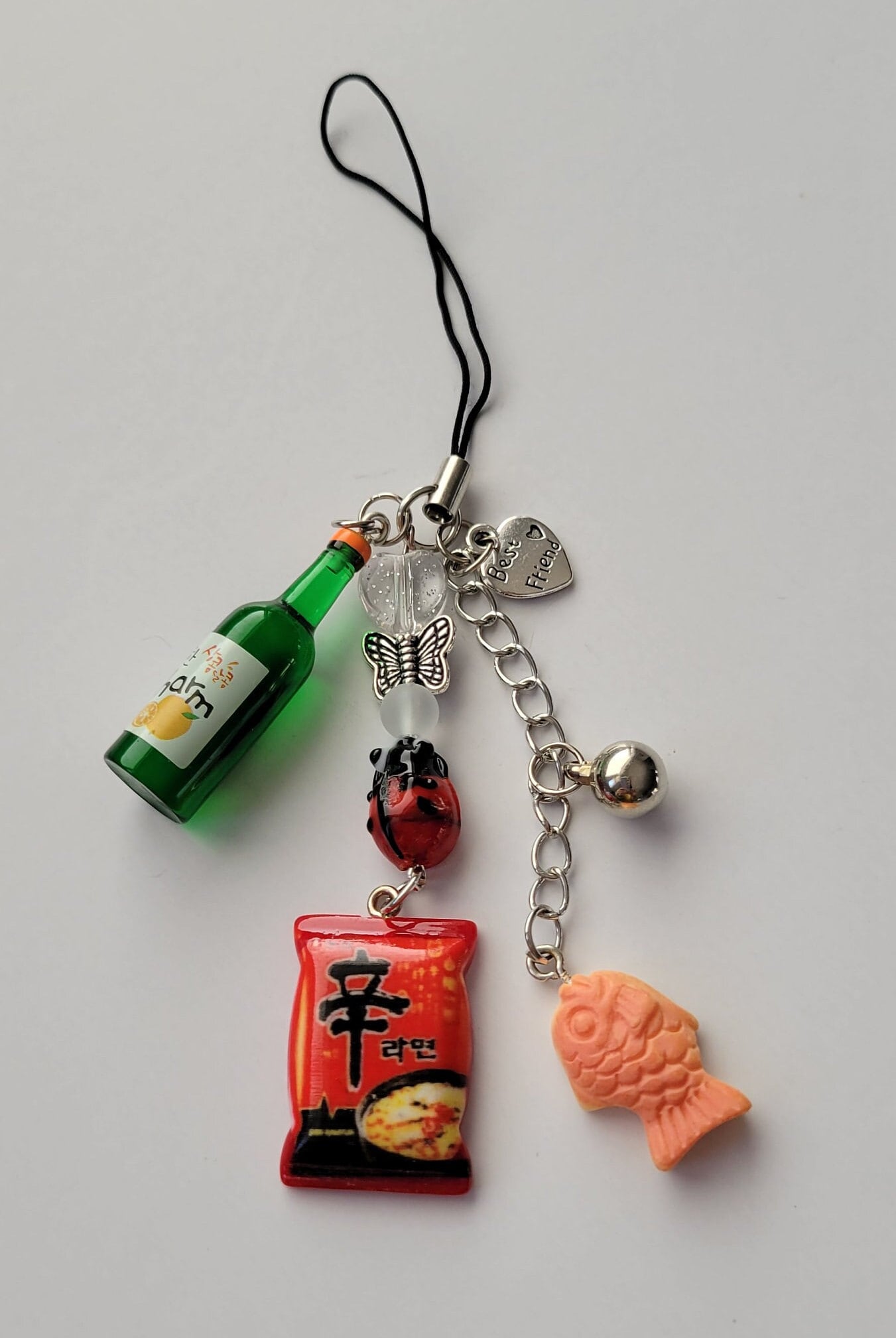 KOREAN Snack Phone Charm - Etsy