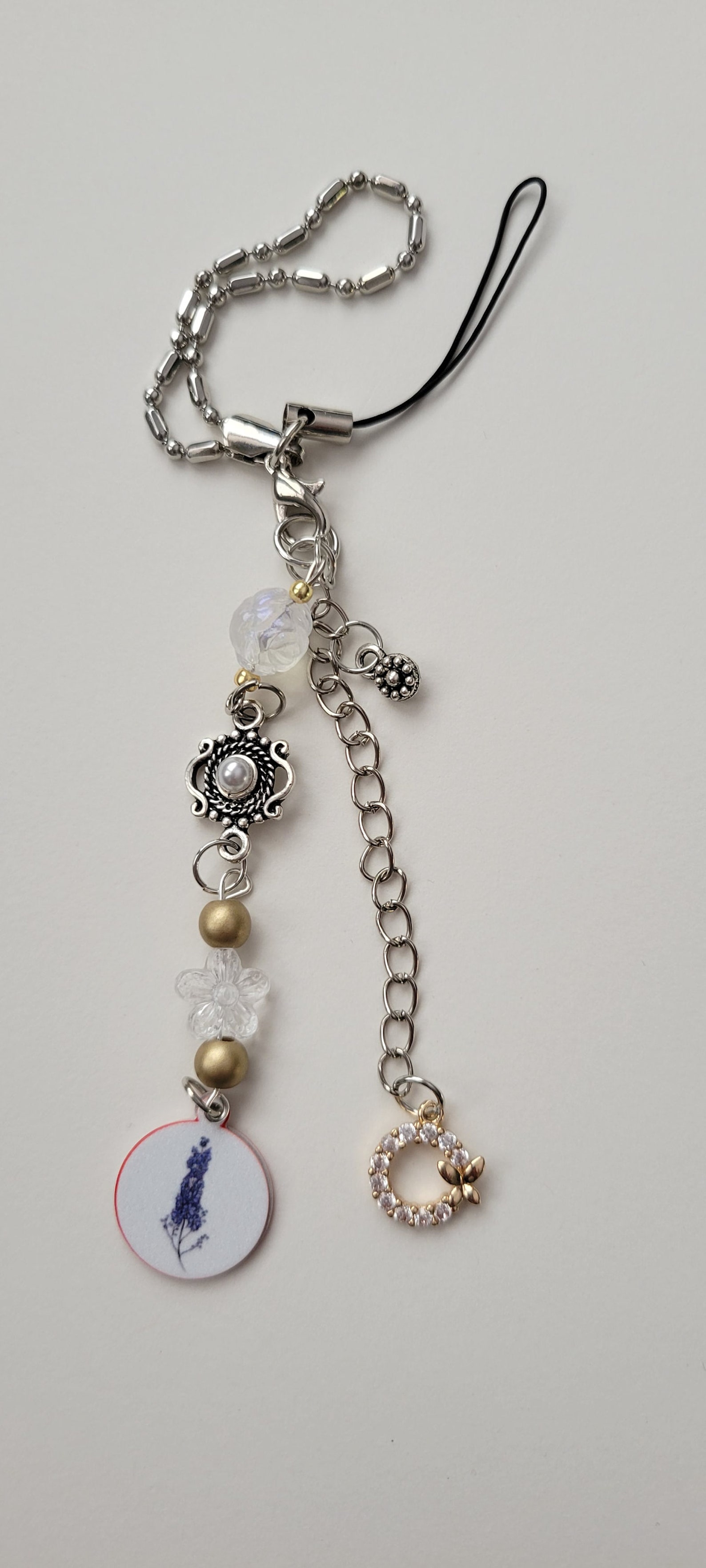 Birth Flower Phone Charm - Etsy
