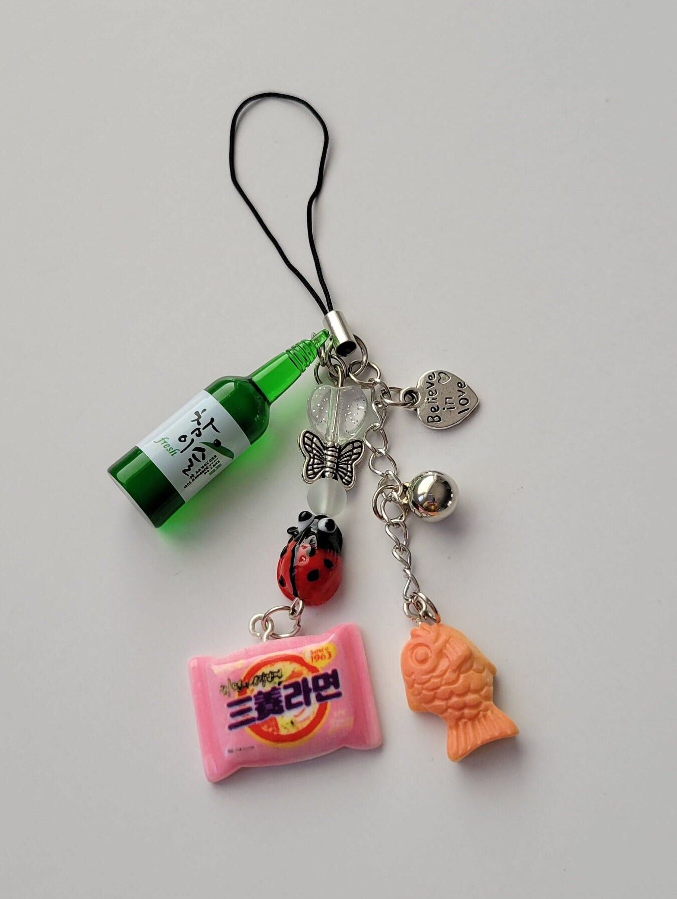 KOREAN Snack Phone Charm - Etsy