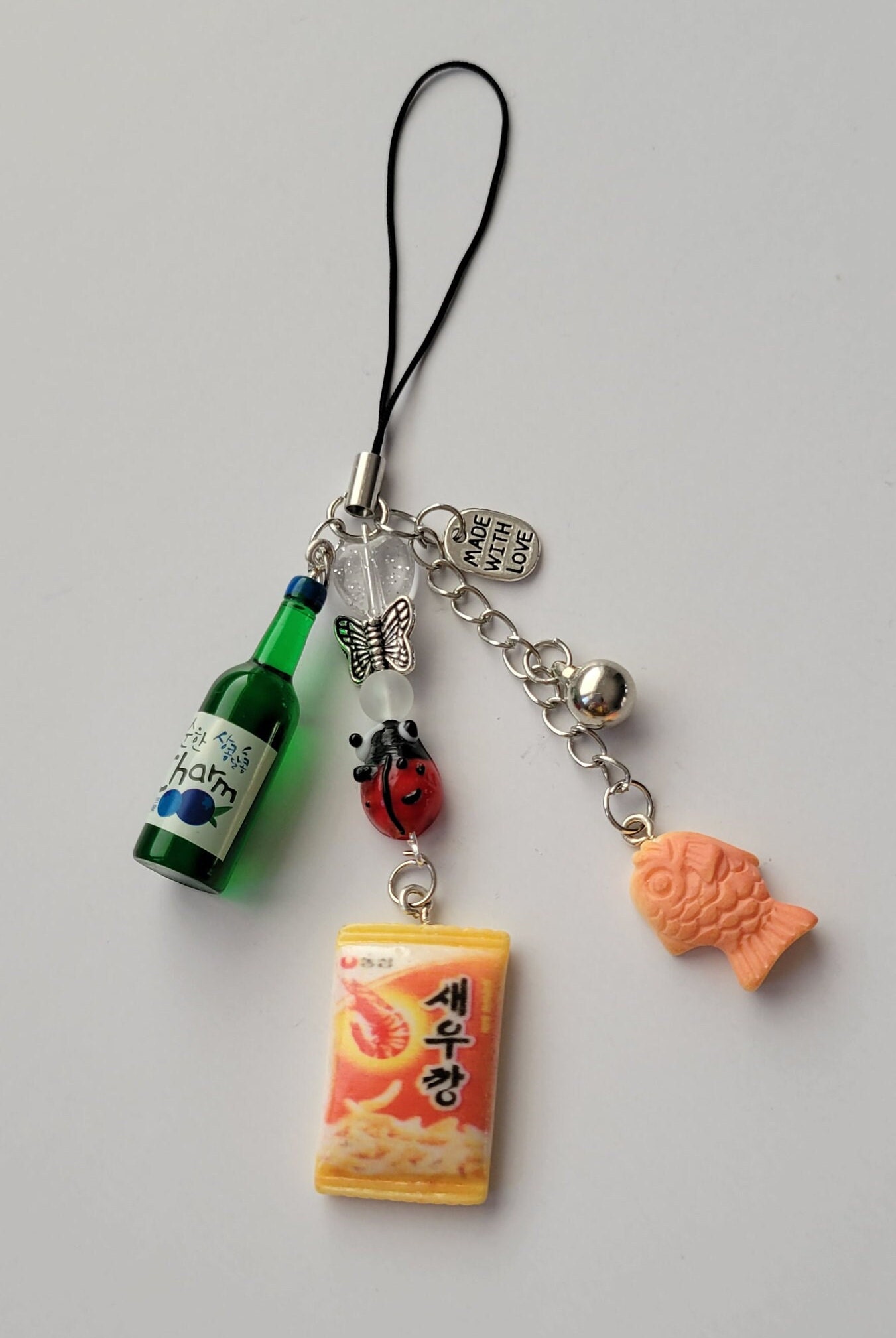 KOREAN Snack Phone Charm - Etsy