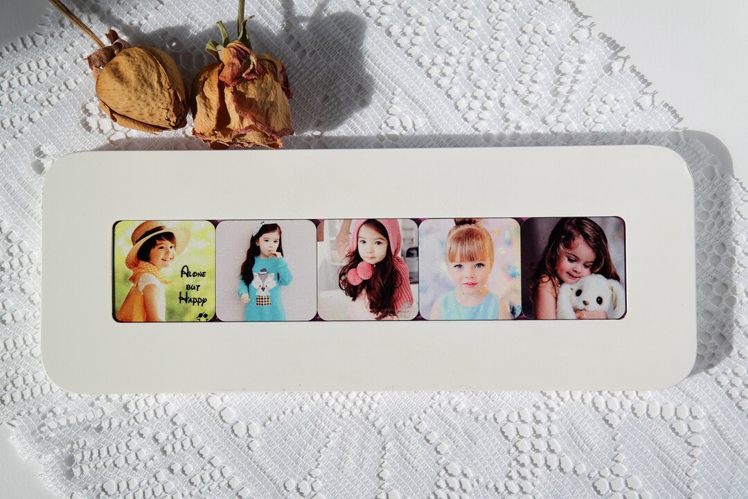 Custom Aluminum Magnet Photo Frame/5 Photos. - Etsy