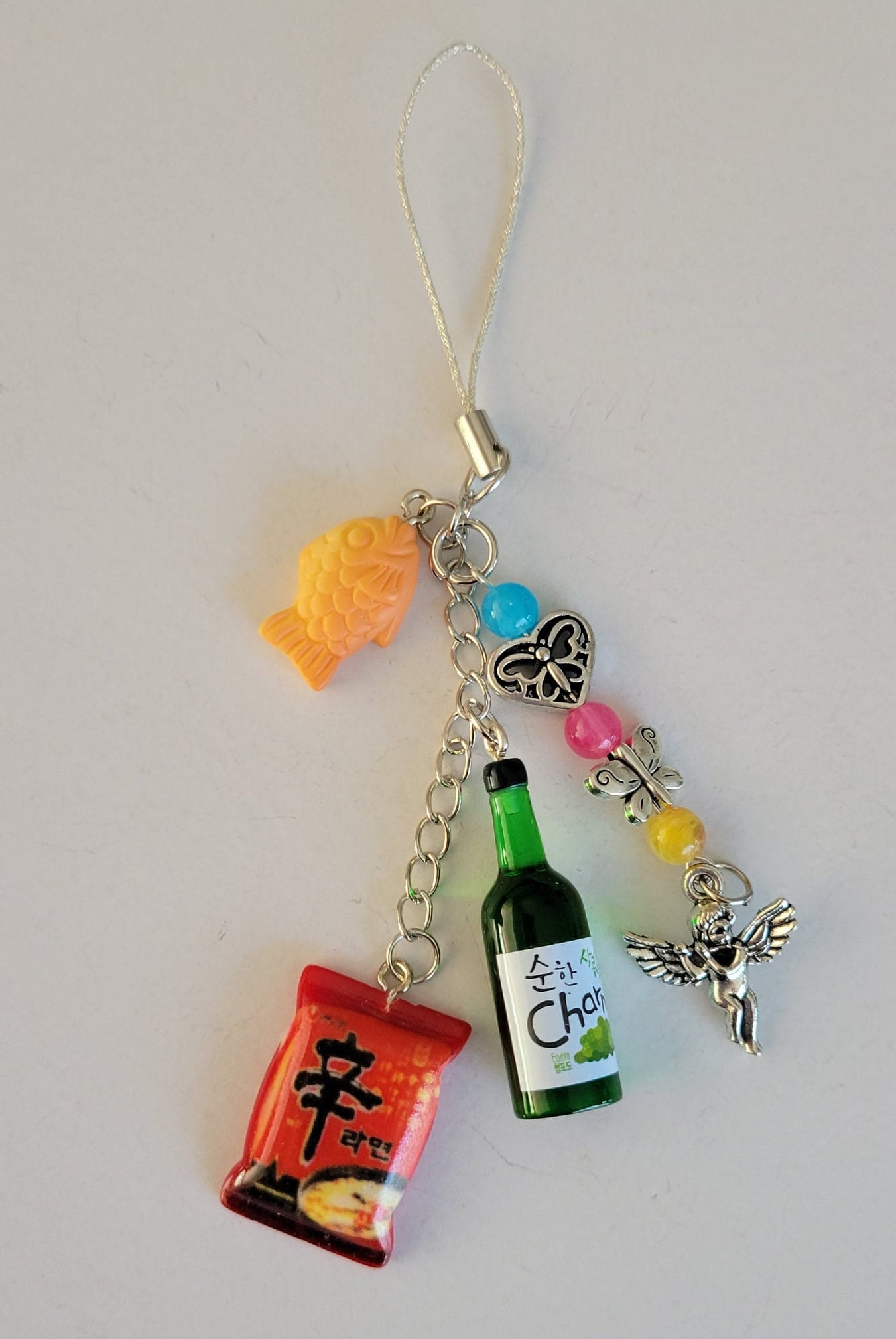 Korean Soju Phone Charm - Etsy