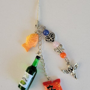 Korean Soju Phone Charm - Etsy