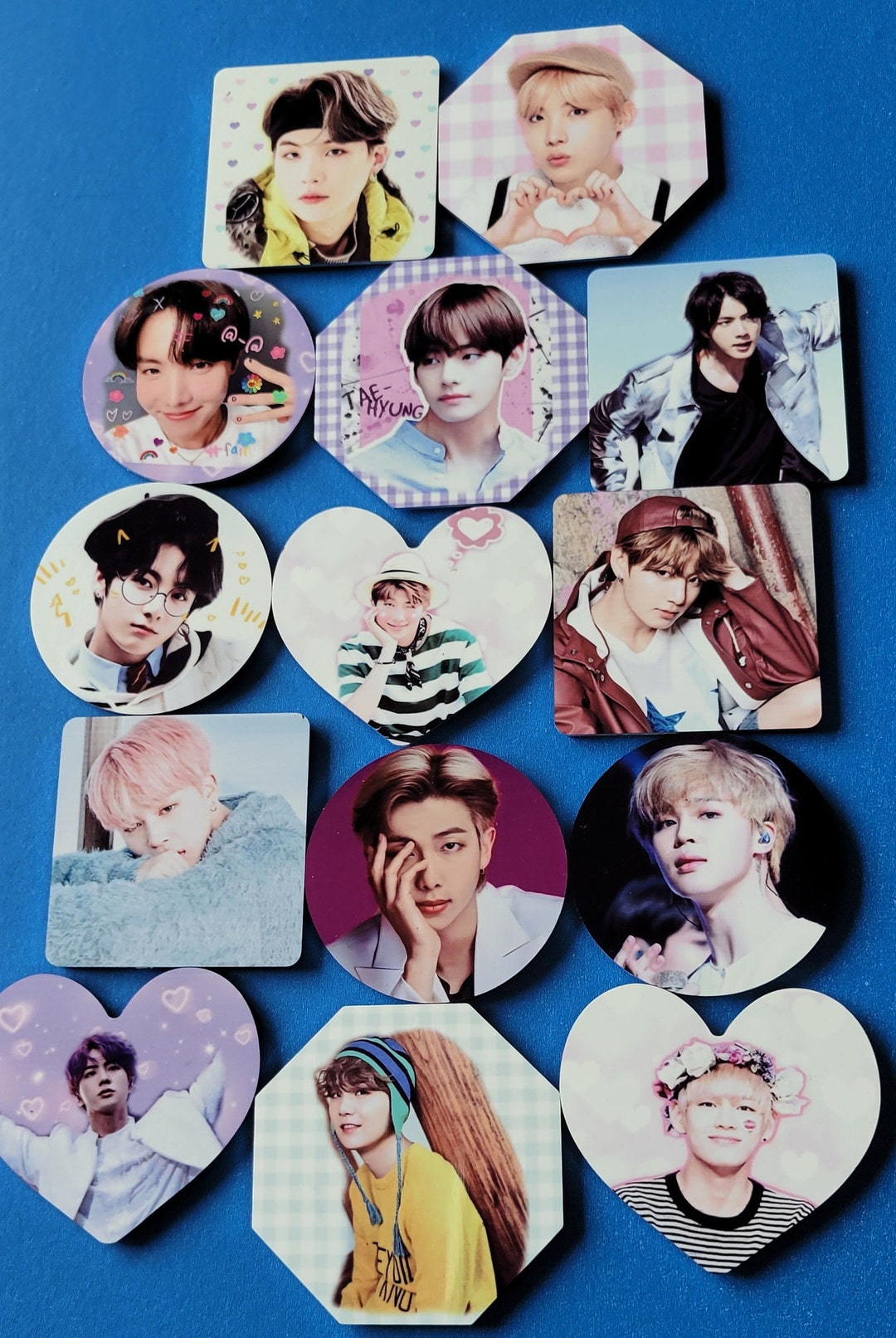 BTS Car Photo Magnet With FREE Magnet Holder - Etsy