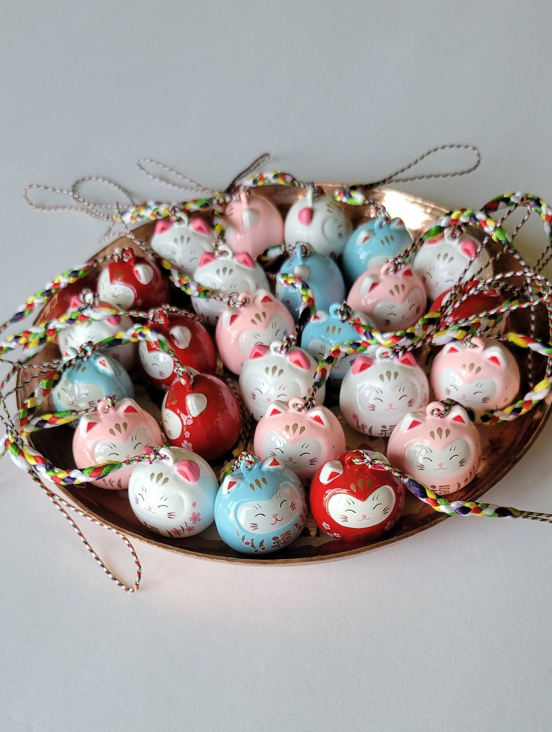 Lucky Cat Phone Charm - Etsy