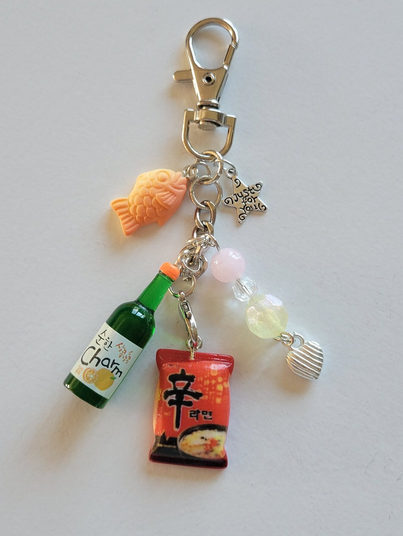 KOREAN SOJU,SNACK Keychain - Etsy