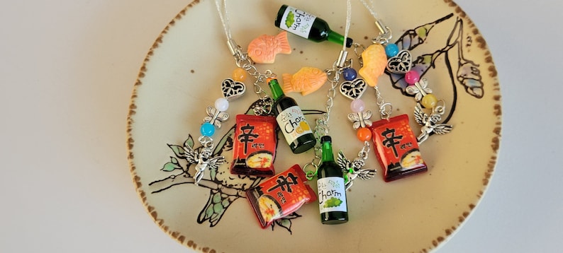 Korean Soju Phone Charm - Etsy