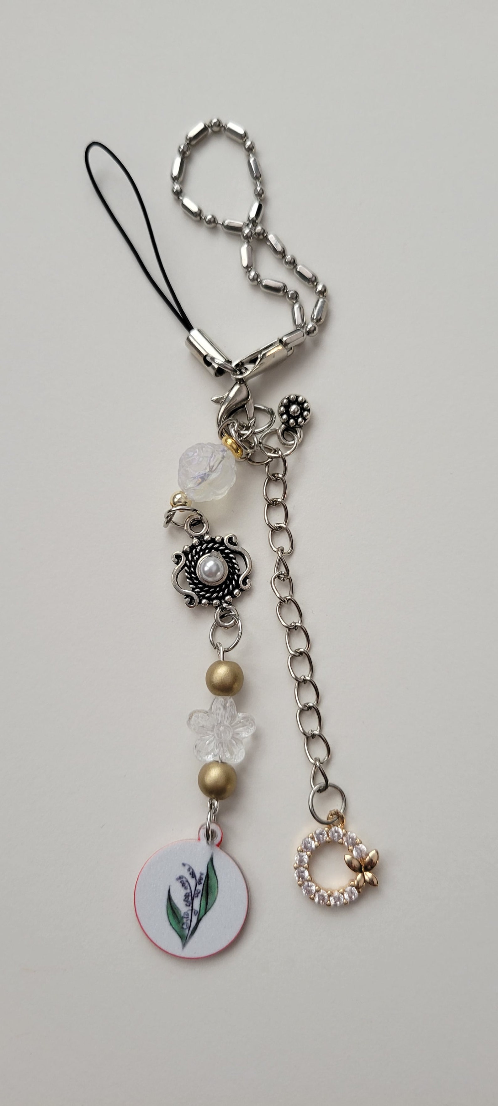 Birth Flower Phone Charm - Etsy