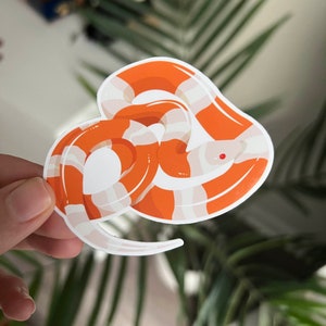 Milk Snake Stickers 6 Morphs Normal, Albino, Anery, Apricot, Ghost ...