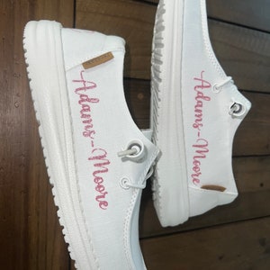 Womens / Wedding Custom Dude Shoes - Perfect for Custom Gifts, Bridal ...