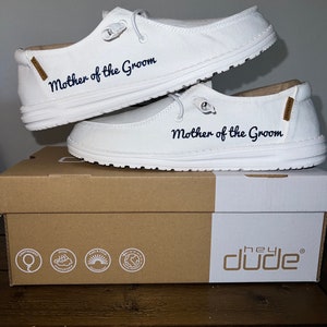 Womens / Wedding Custom Dude Shoes - Perfect for Custom Gifts, Bridal ...