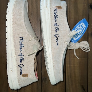 Womens / Wedding Custom Dude Shoes - Perfect for Custom Gifts, Bridal ...