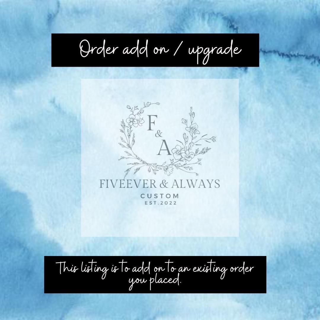 Adding to an Existing Order - This is in Case You Ordered the Wrong ...
