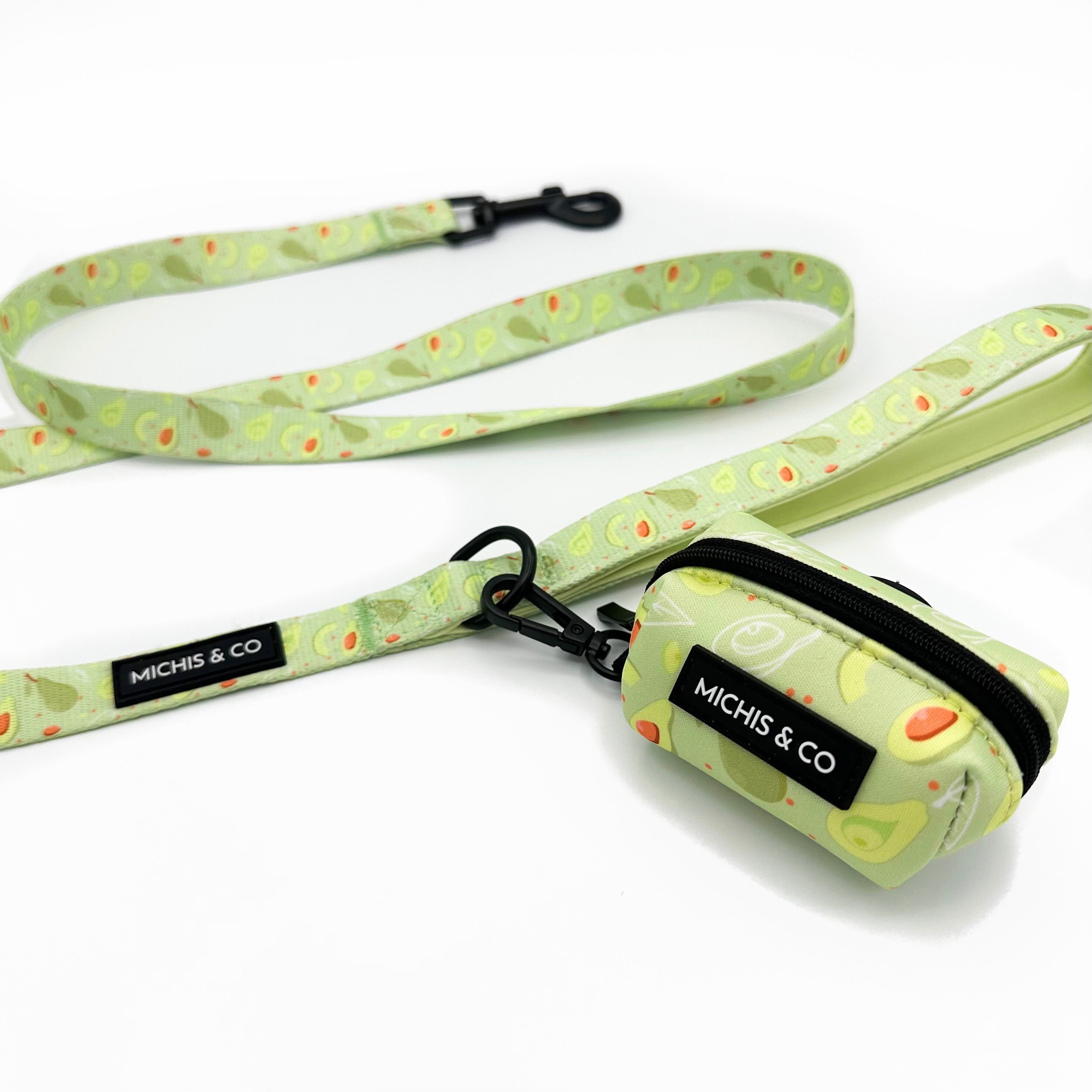 Avocado Dog Harness, Leash and Poop Bag Set, Small Dog Harness, 3-piece ...