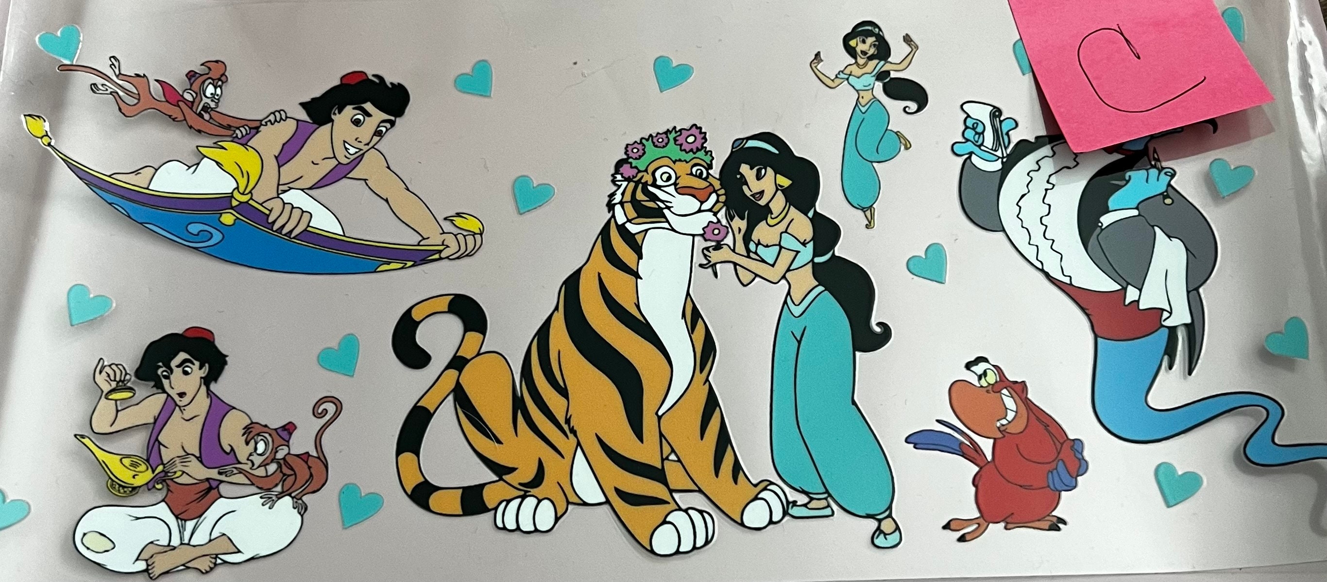 Aladdin-uv DTF Wraps for 16oz LIBBYS - Etsy