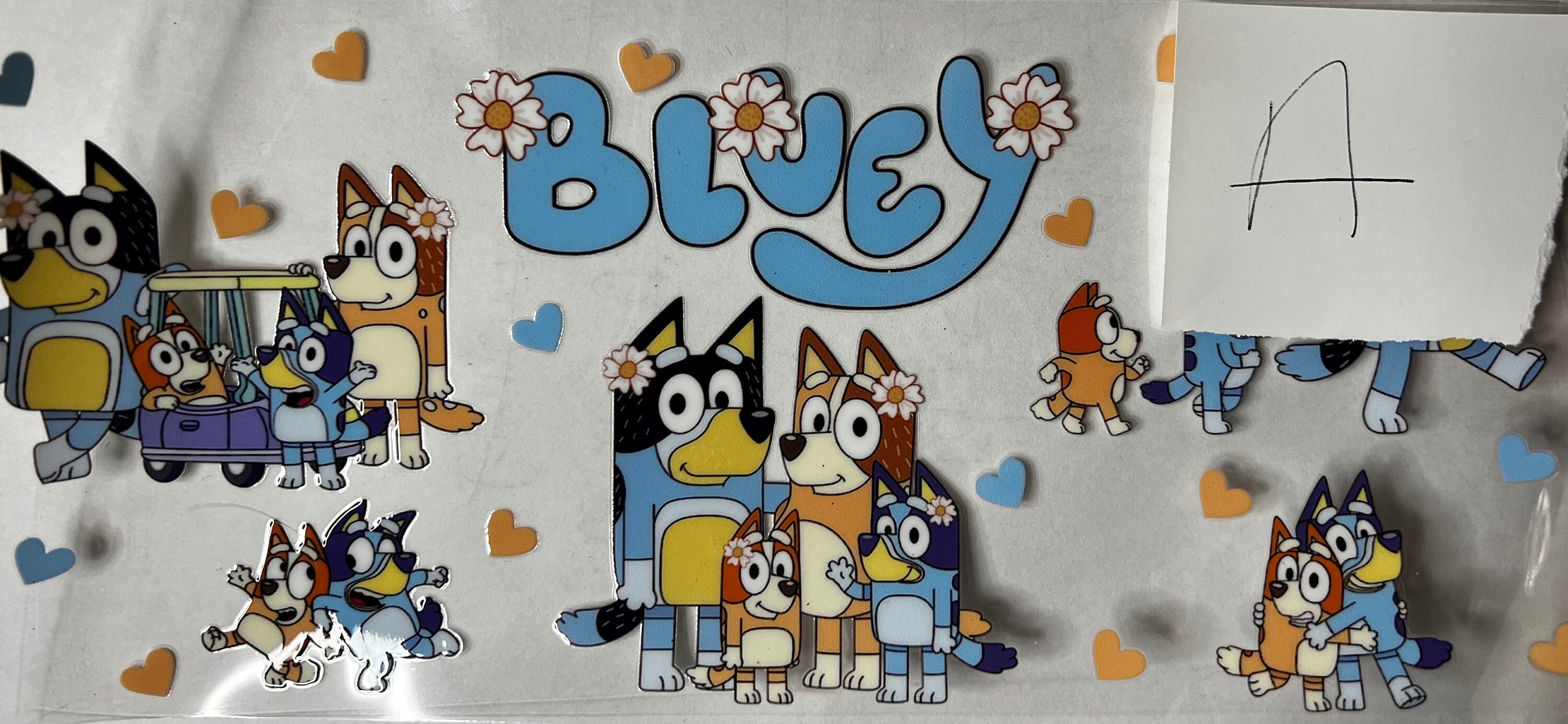 Bluey- UV DTF Wrap for 16oz Libby Cup - Etsy