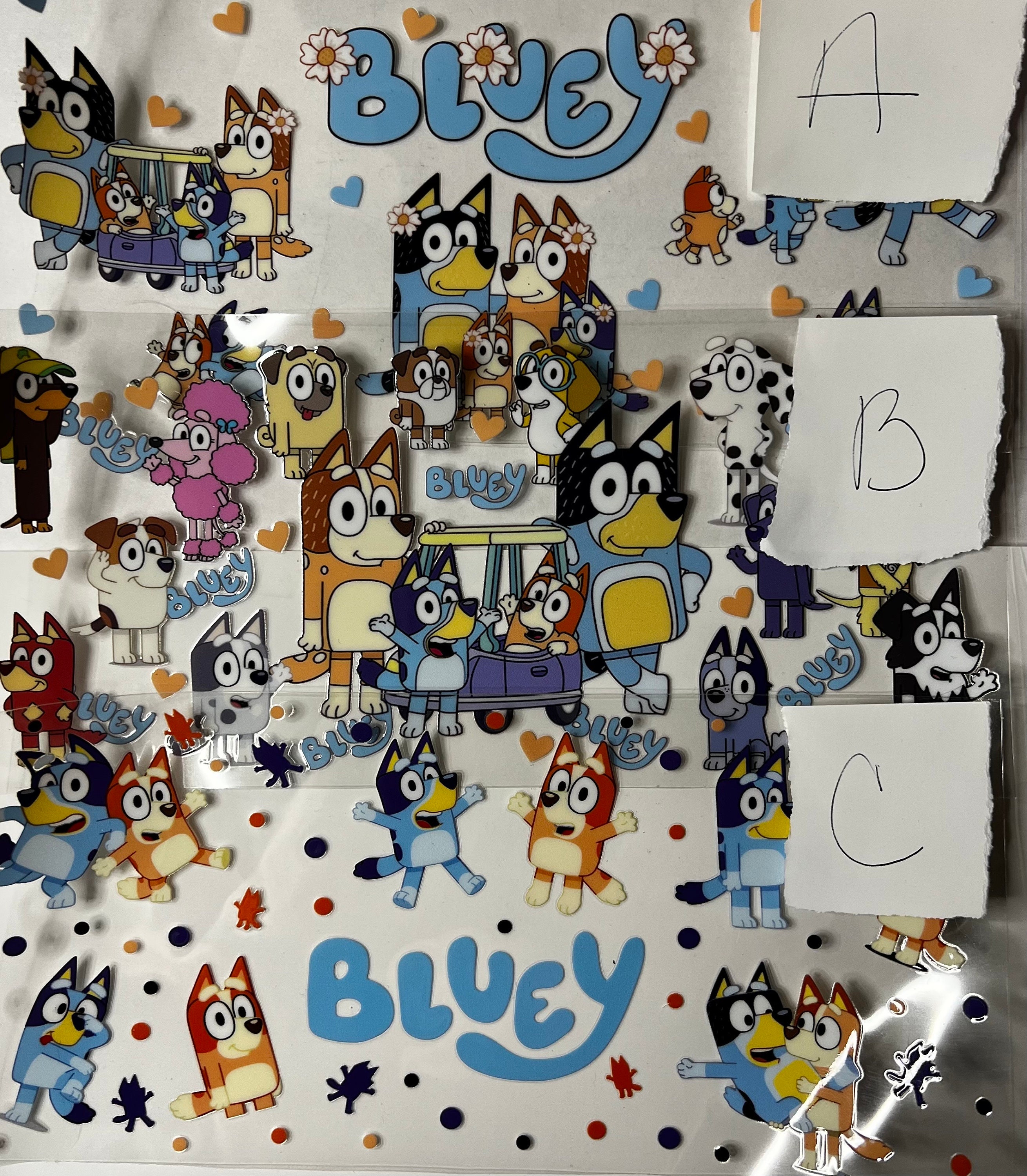 Bluey- UV DTF Wrap for 16oz Libby Cup - Etsy