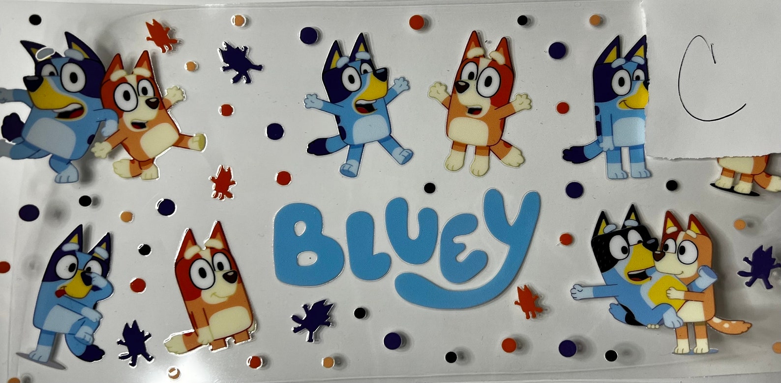 Bluey- UV DTF Wrap for 16oz Libby Cup - Etsy