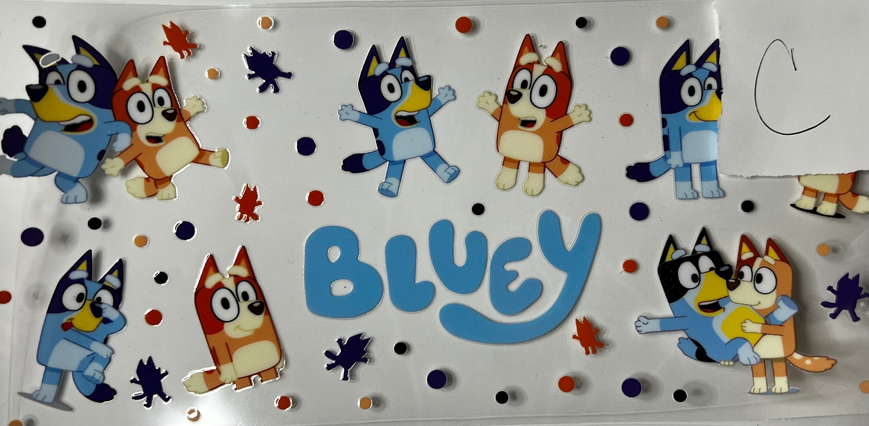 Bluey- UV DTF Wrap for 16oz Libby Cup - Etsy