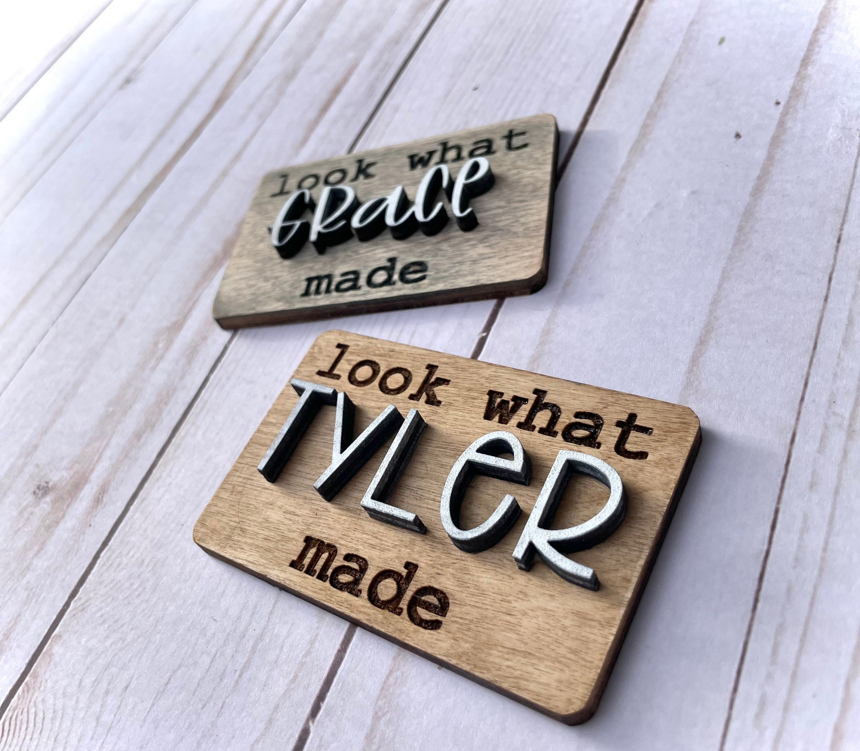 Look What I Made Magnet Personalized Magnets Kids Artwork - Etsy