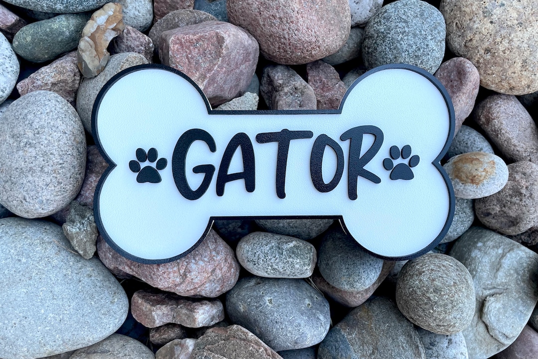 Custom Dog Name Sign - Dog Decor - Wall Sign - Modern Dog Decor - Boho ...