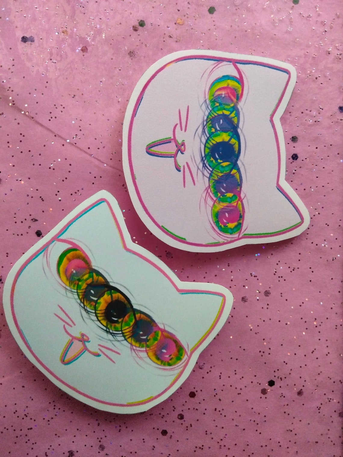 Pack of 13 Weirdcore Matte Stickers - Etsy