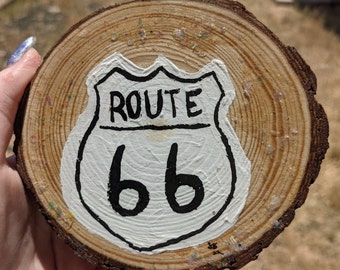 Route 66 Wooden Sign - Etsy