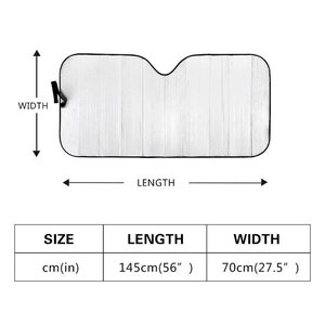 Windshield Sunshade Cute Pink Car Shade Vehicle Sunblocker Pink Car ...