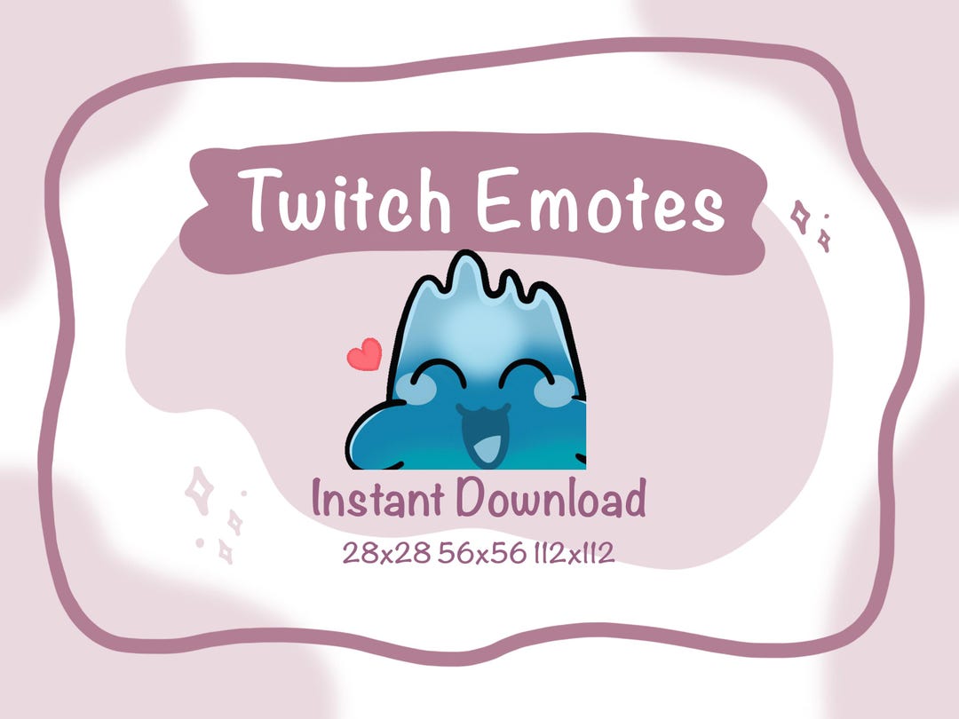 ANIMATED Water Sprite Love Emote Loving Sprite Streamer Chat Emotes - Etsy