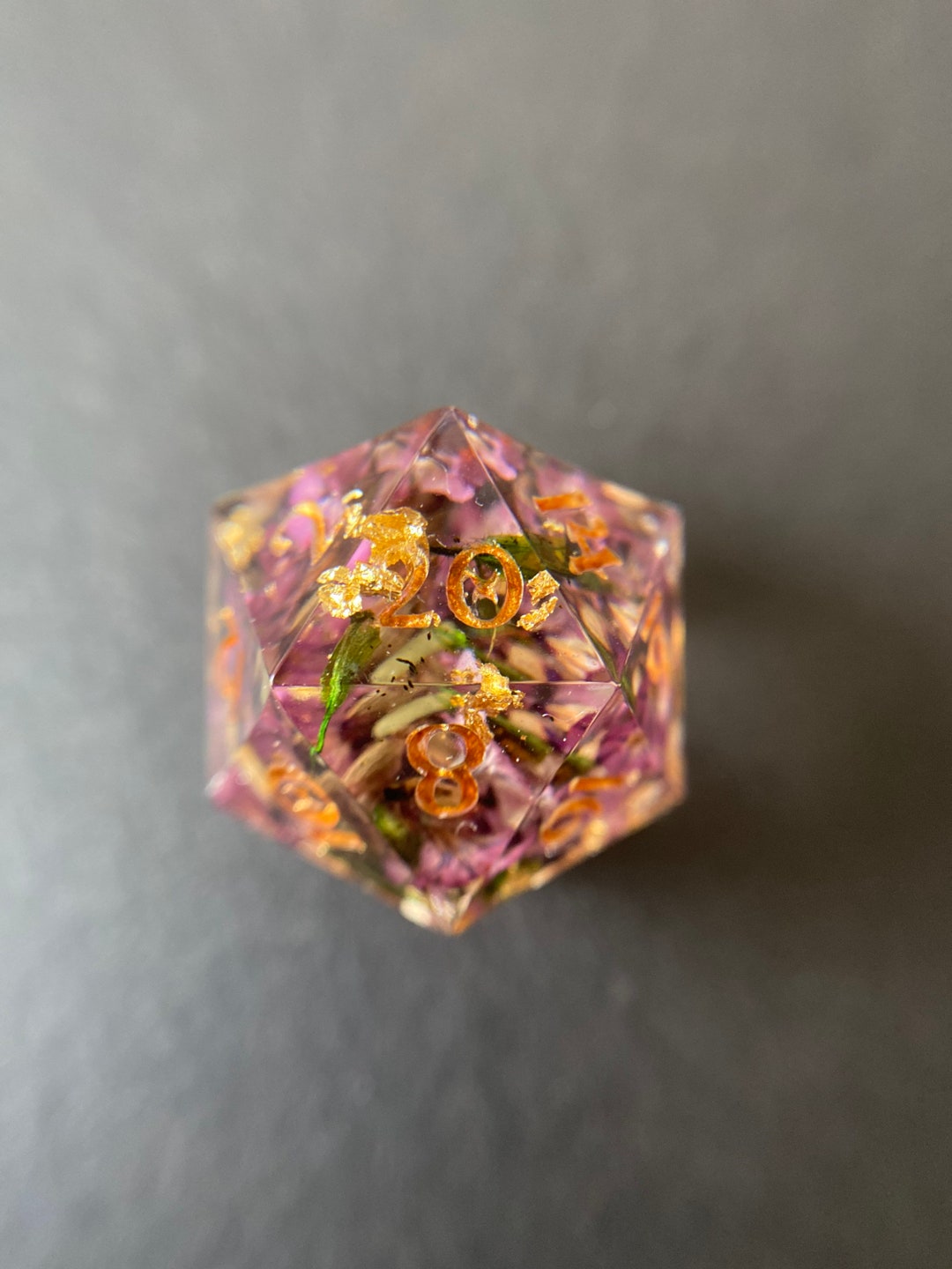 Lavender D20 Dice Dnd Dungeons & Dragons Dice Resin Dice - Etsy