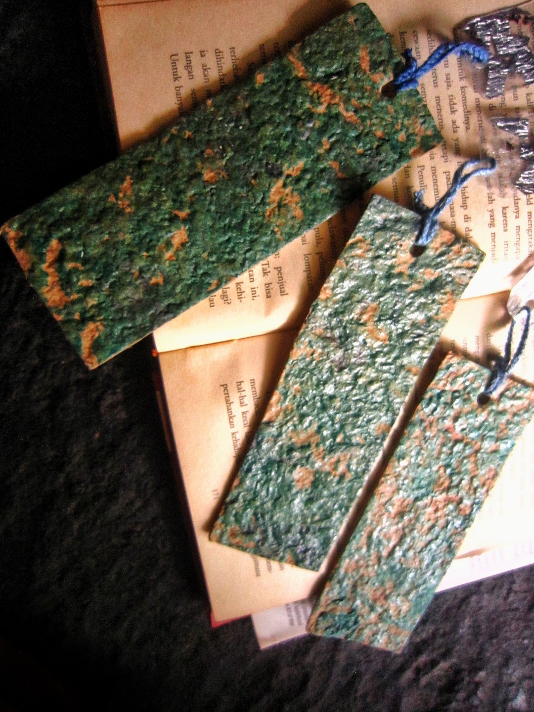 Plain Bookmark,recycle Paper,blue Plain,pulp Paper,blank Bookmark,no ...