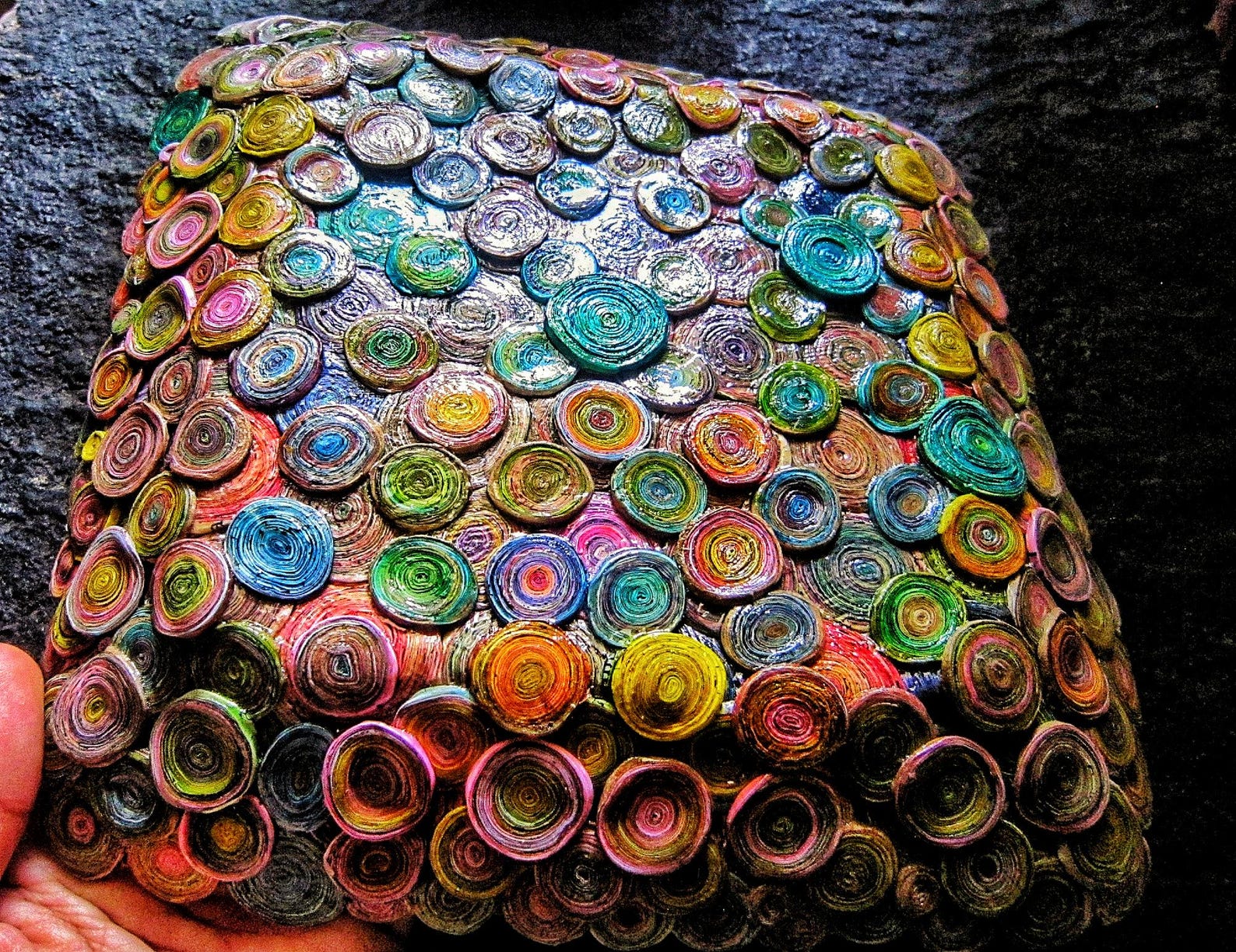 Recycle Paper Quilling Plate,paper Quilling,square Plate Decor,paper ...