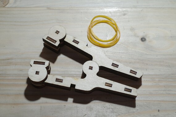 Wooden Spring Clamp Set of 5 Pieces - Etsy