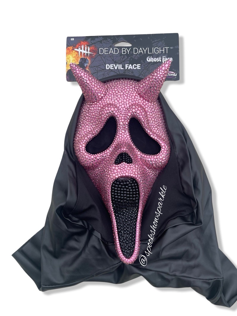 Deadbydaylight Devil Ghostface Mask bedazzled - Etsy