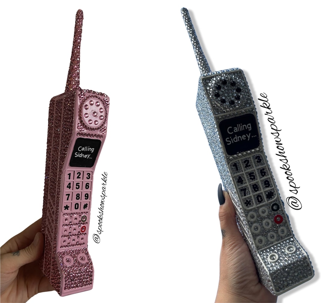 Scream 90s Block Phone - Bedazzled Casey Becker Sidney Prescott ...