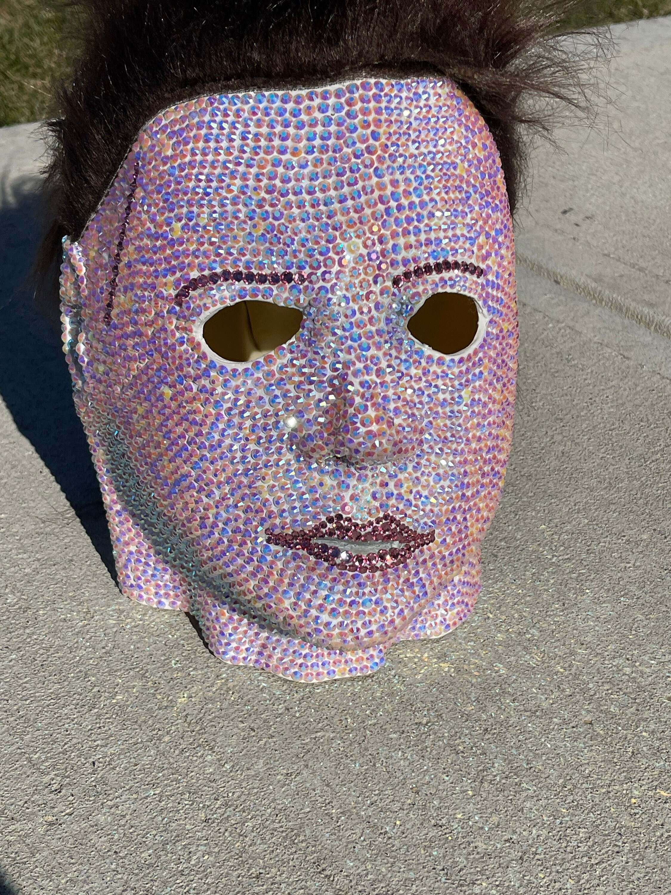 Michael Myers Pink Bedazzled Mask Girly - Etsy