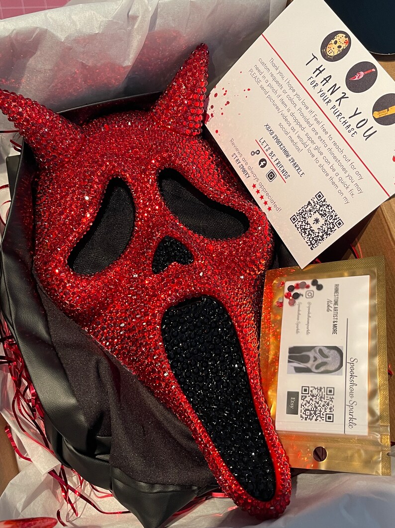 Deadbydaylight Devil Ghostface Mask bedazzled - Etsy