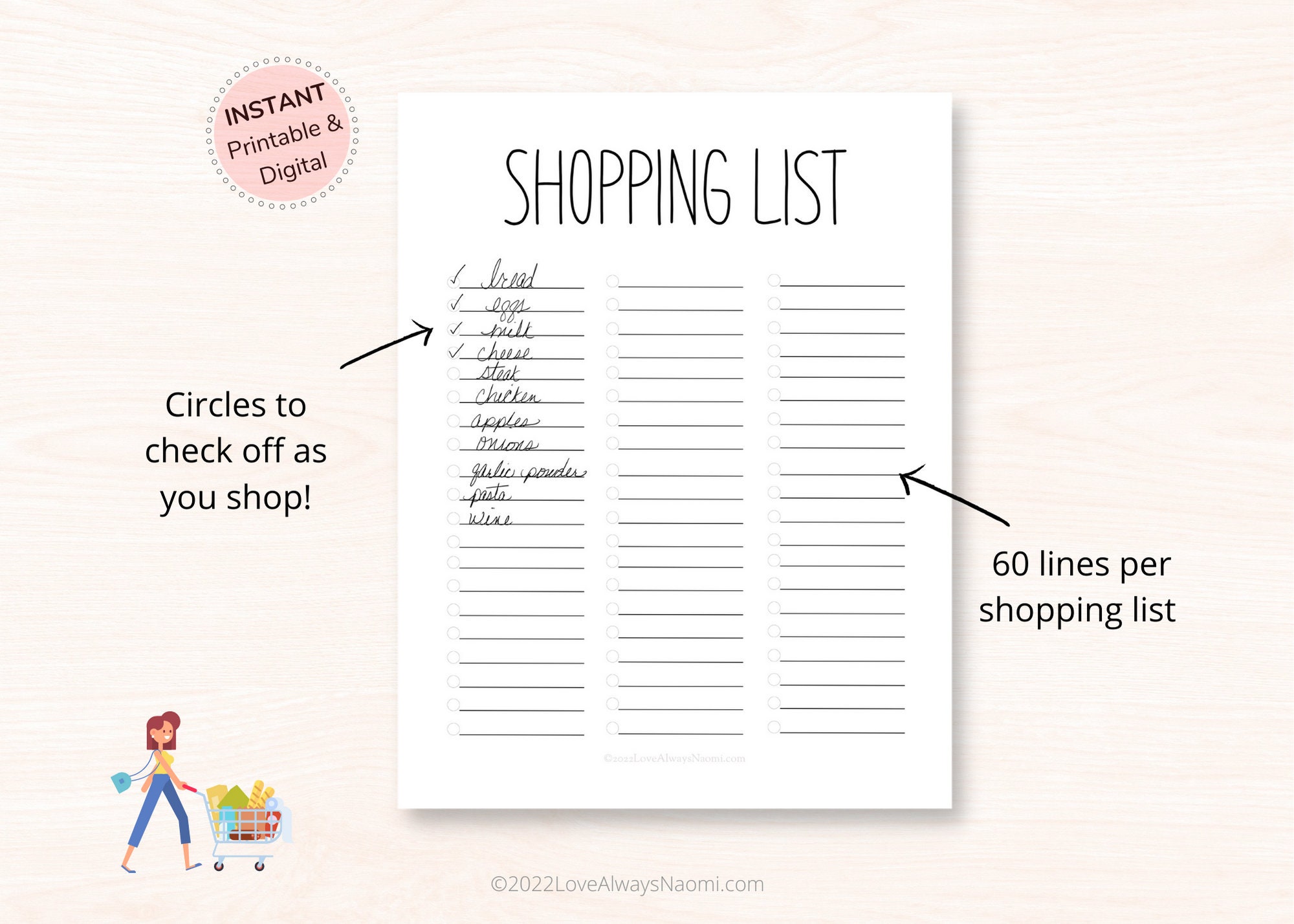Grocery List, Shopping List - Etsy