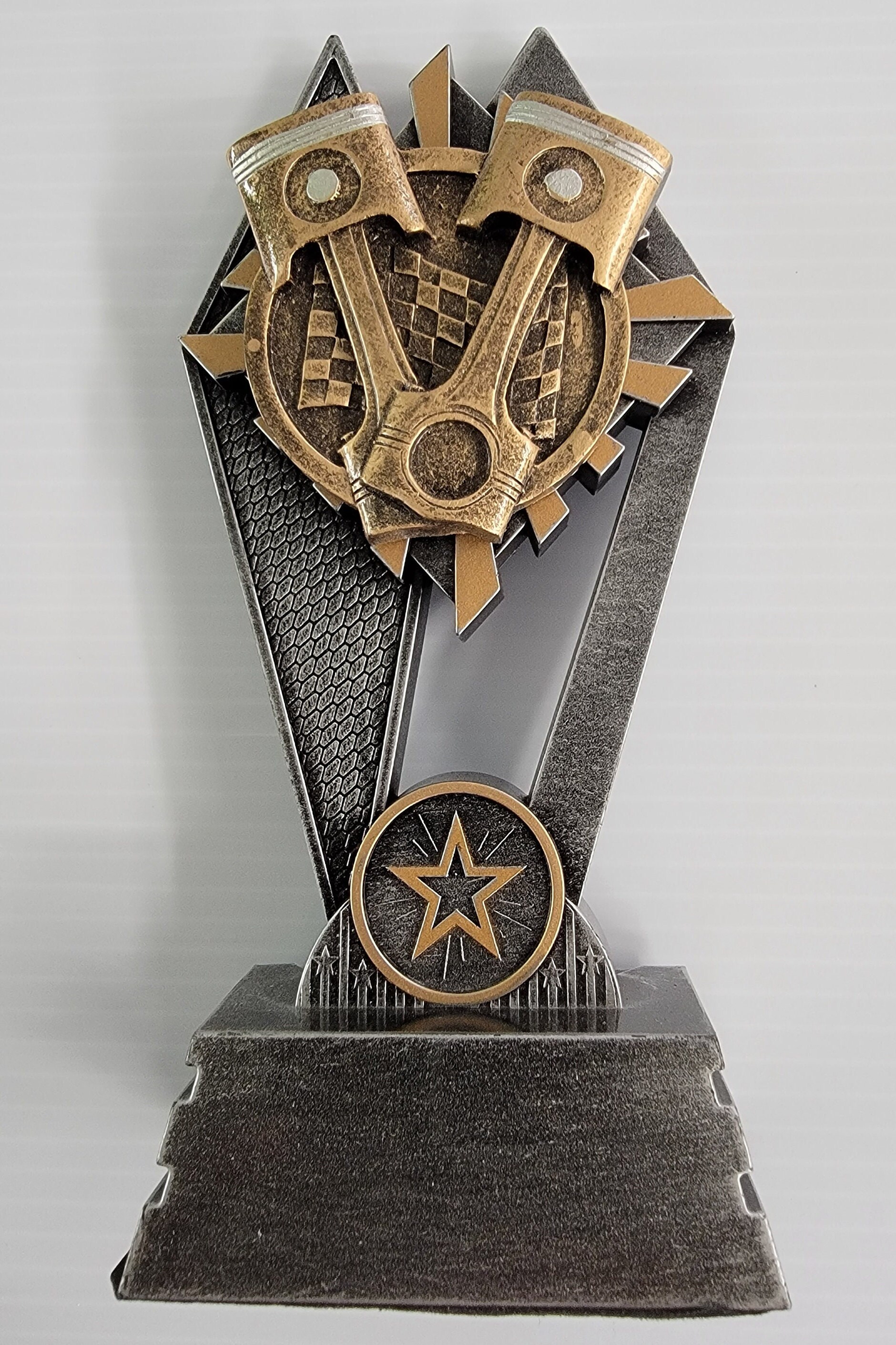 3D Piston Car Show Trophy, Personalized Resin Award - Etsy