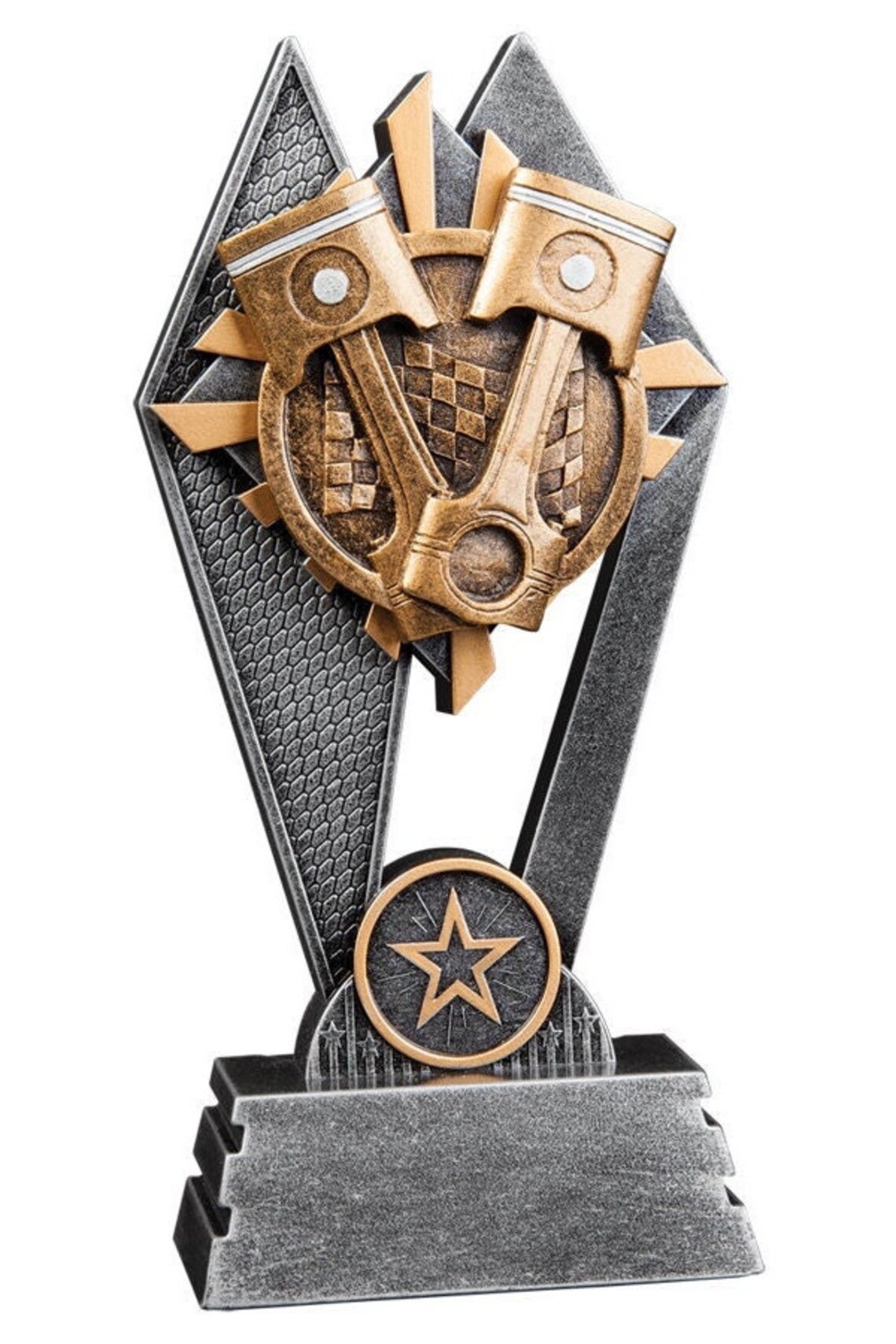3D Piston Car Show Trophy, Personalized Resin Award - Etsy