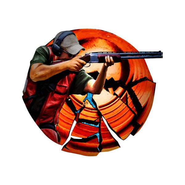 Trap Shooting Svg - Etsy