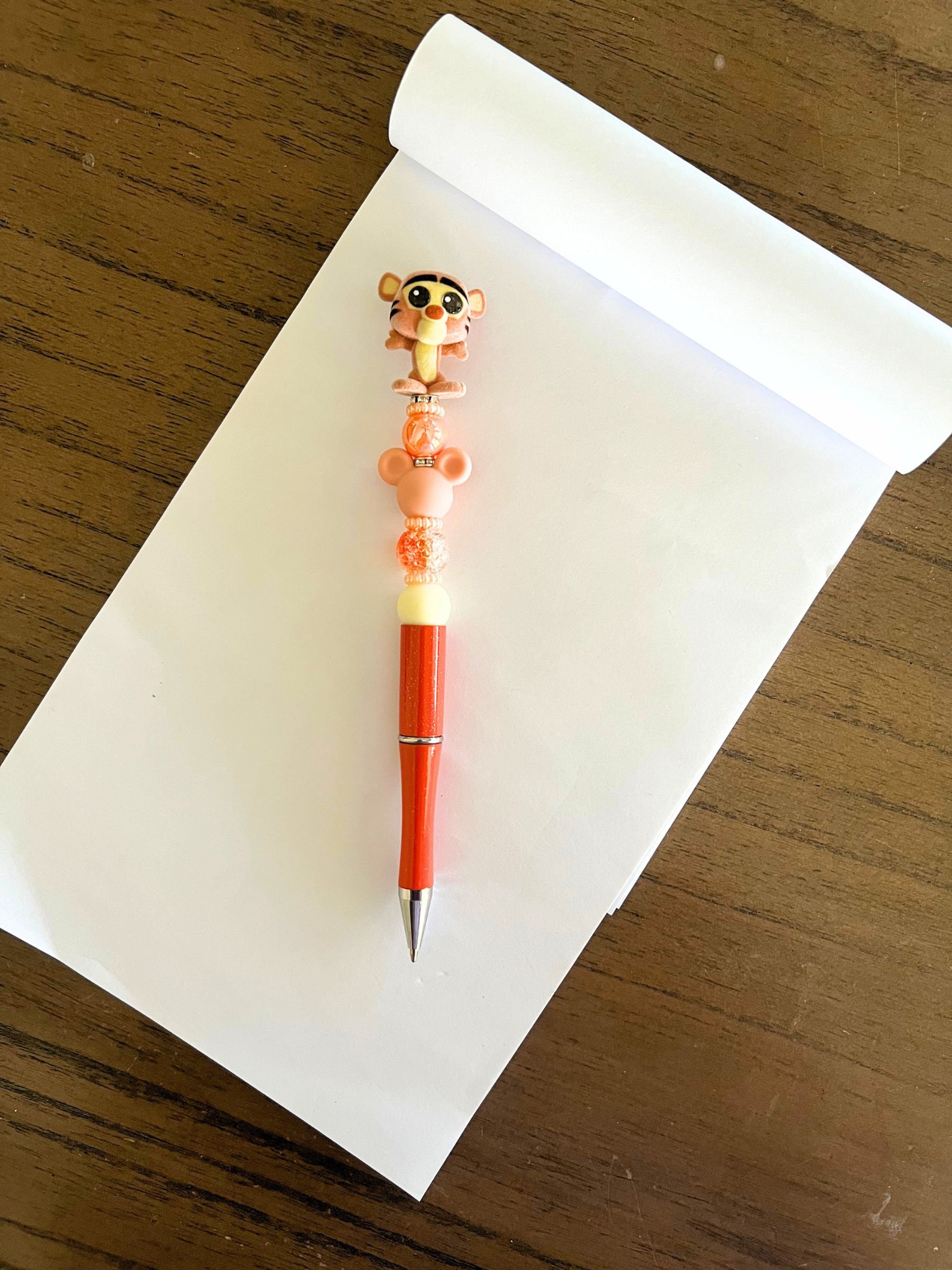 Tigger Beaded Character Ballpoint Pen Parks Autograph Pen - Etsy