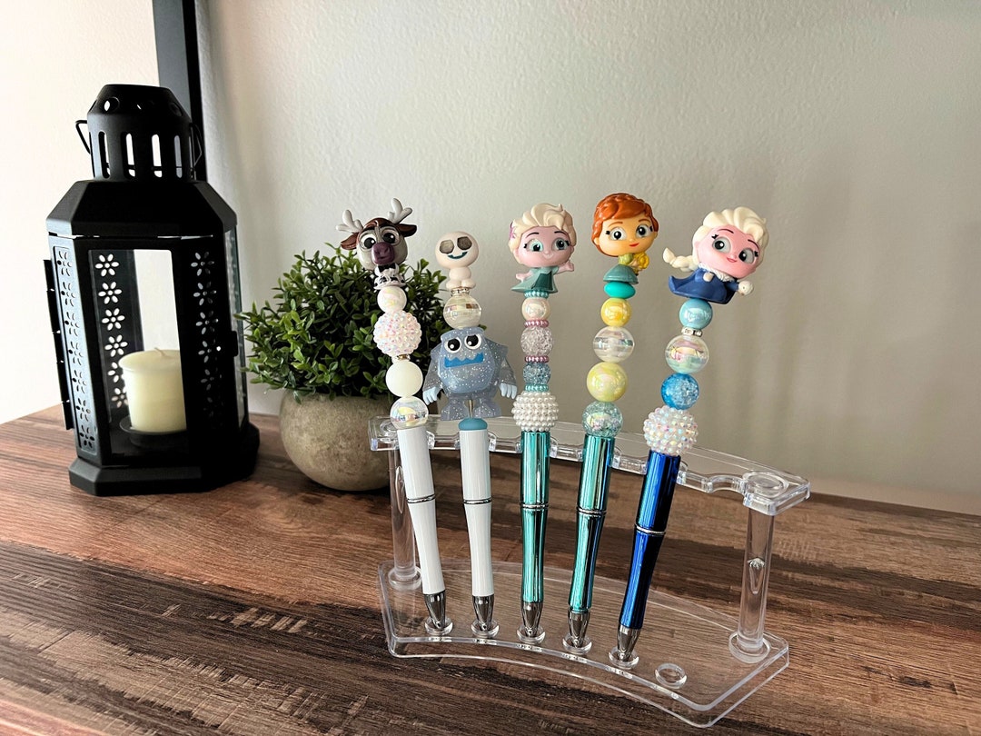 Elsa Anna Sven Frozen Beaded Character Ballpoint Pen, Parks Autograph ...