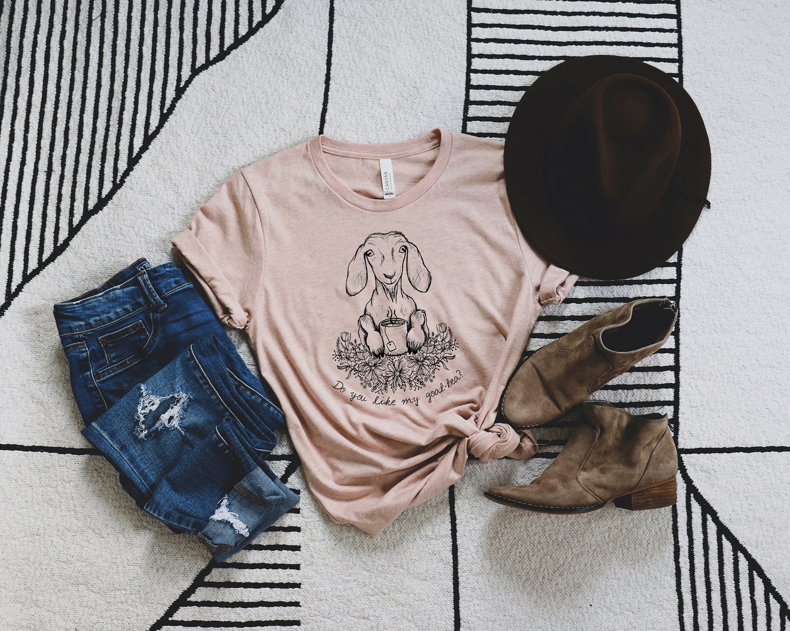 Cute Funny Goat Shirt | Goatee | Goat Tea | Mom Shirt | Farm Animals ...