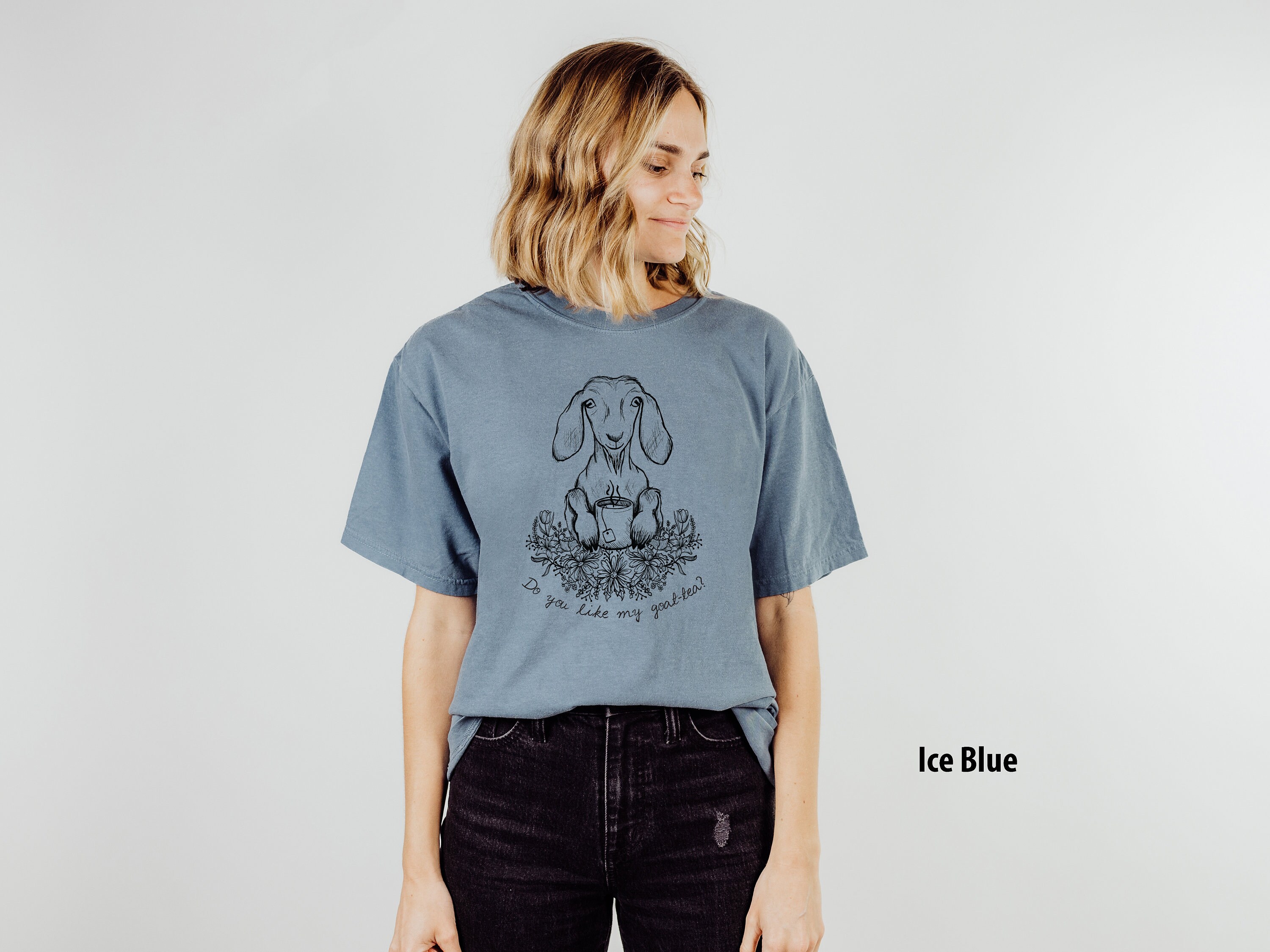 Cute Funny Goat Shirt | Goatee | Goat Tea | Mom Shirt | Farm Animals ...