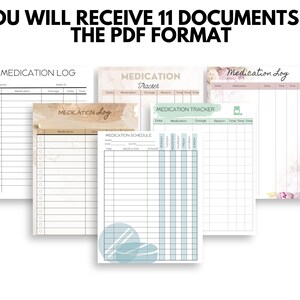 MEDICATION TRACKER PRINTABLE Template Bullet Journal Sheet - Etsy